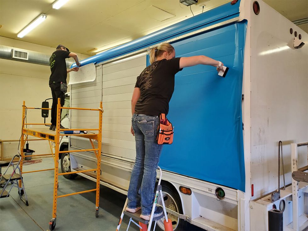 Vinyl Graphic Installation - Quik Signs